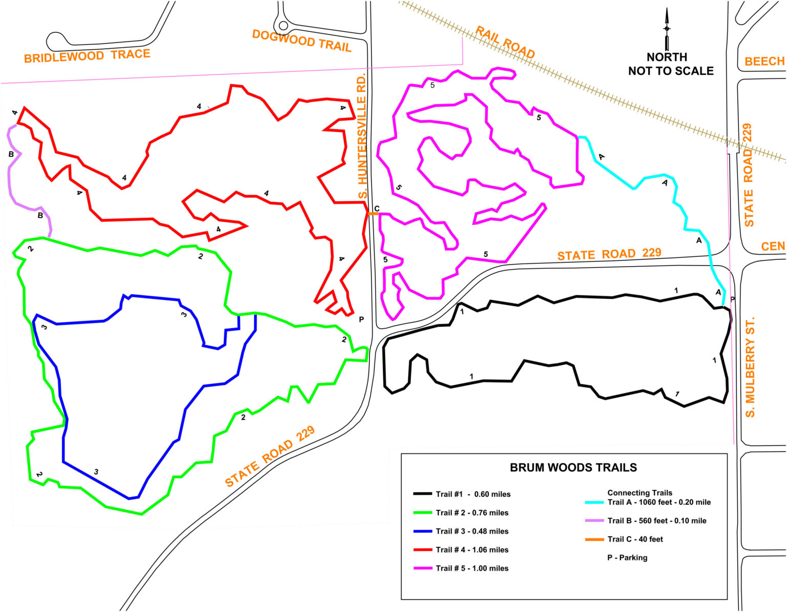 Brum Woods, Batesville, Indiana - Hiking Illustrated