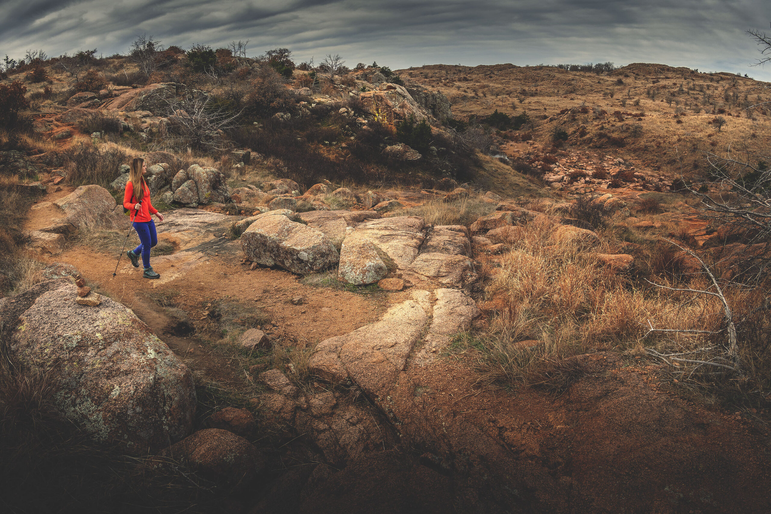 Bison Trail, Wichita Mountains Wildlife Refuge - Hiking Illustrated